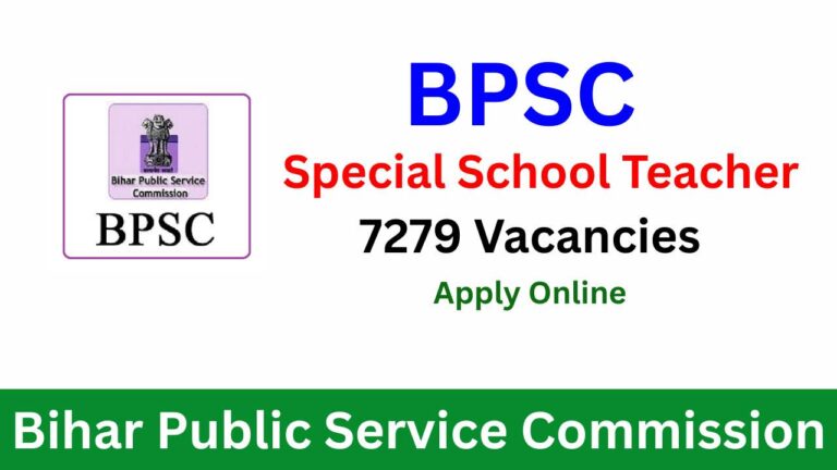 BPSC Special School Teacher Vacancy 2025: बीपीएससी बिहार विशेष स्कूल ...