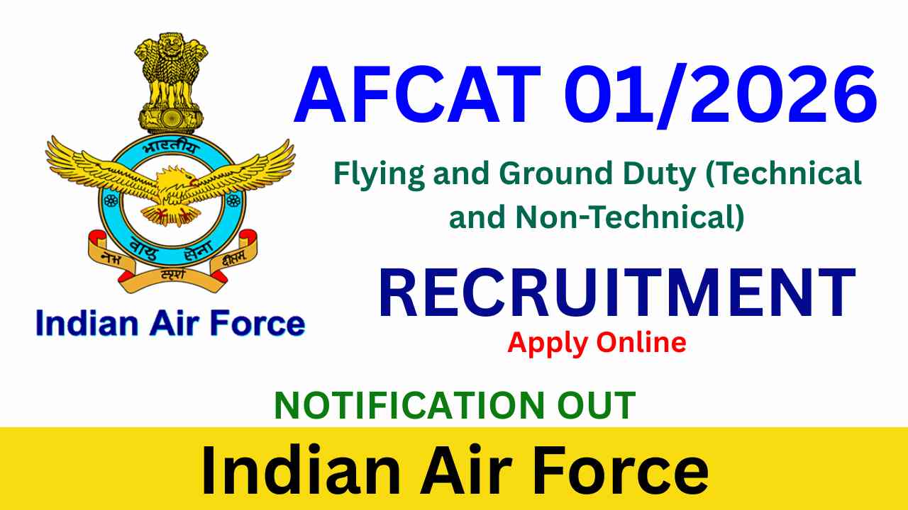 Indian Air Force Application Form AFCAT 01/2026 - Sarkari Info